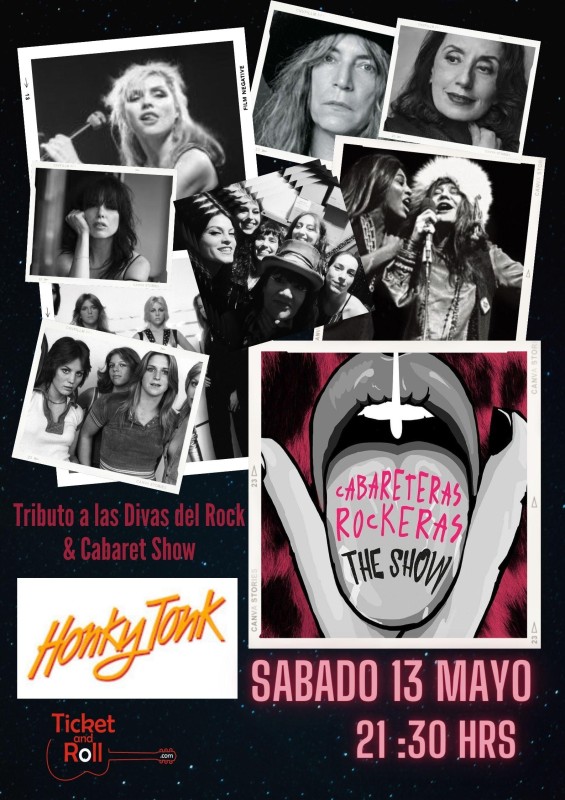 Cabareteras Rockeras. Homenaje a las Divas del Rock