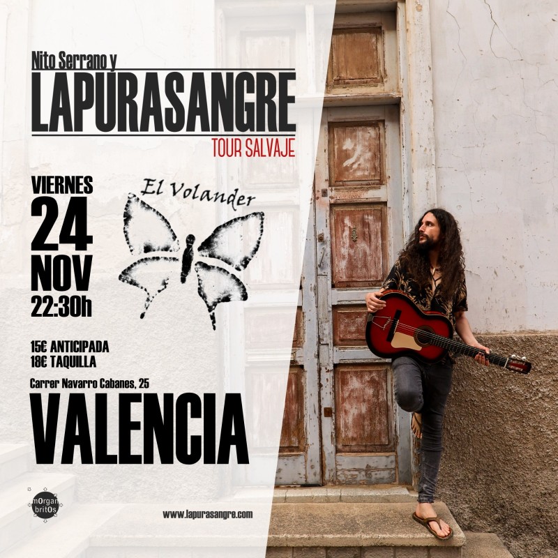 NITO SERRANO Y LAPURASANGRE en El Volander