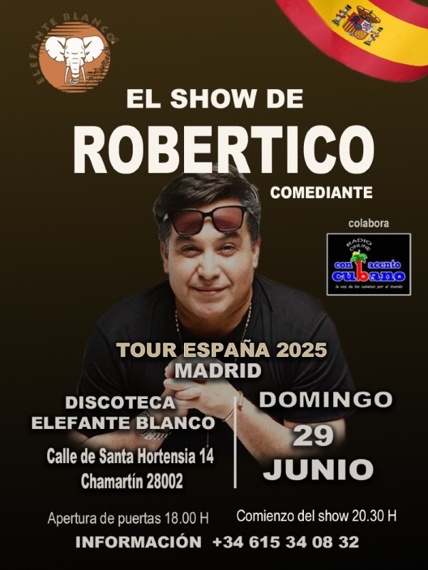 'EL SHOW DE ROBERTICO' en El Elefante Blanco