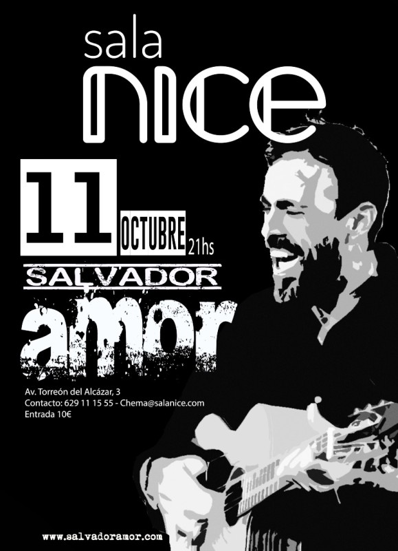 Salvador Amor en la sala Nice