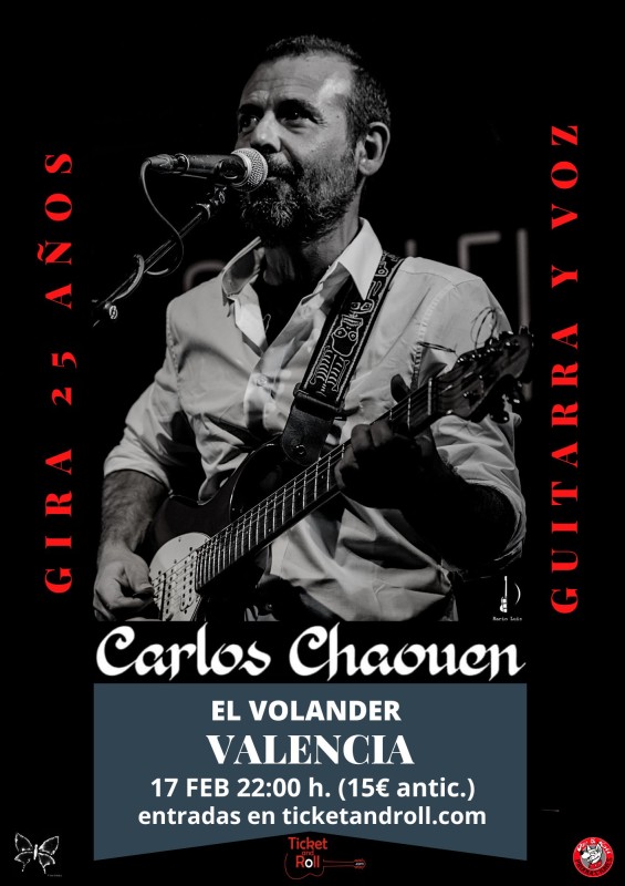 CARLOS CHAOUEN guitarra y voz, en El Volander