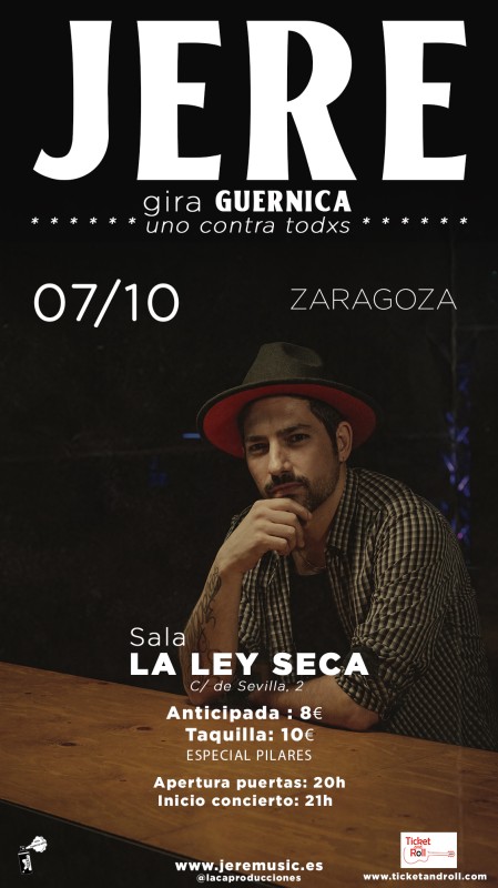JERE EN ZARAGOZA «ESPECIAL PILARES» EN «LA LEY SECA»