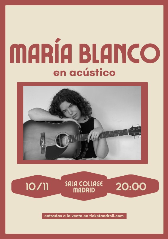 María Blanco en acústico